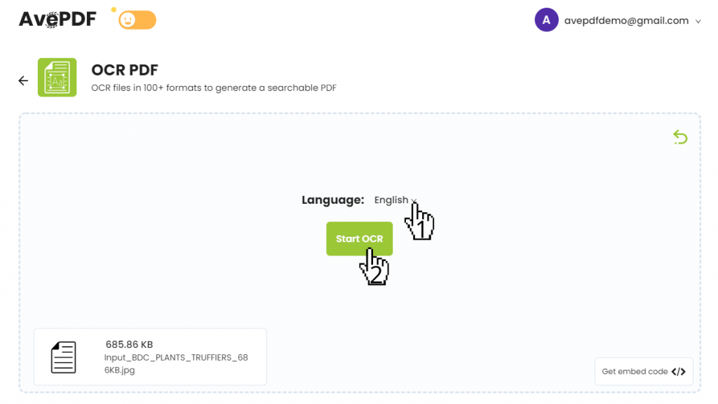 How to OCR Files in 100+ Formats to Generate a Searchable PDF Online