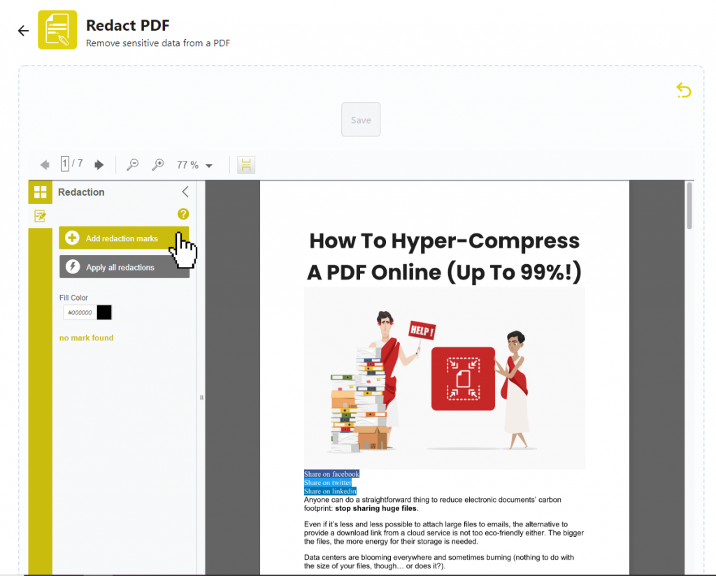 How to Redact a PDF Online and Remove Personal and Sensitive Data - AvePDF-Blog