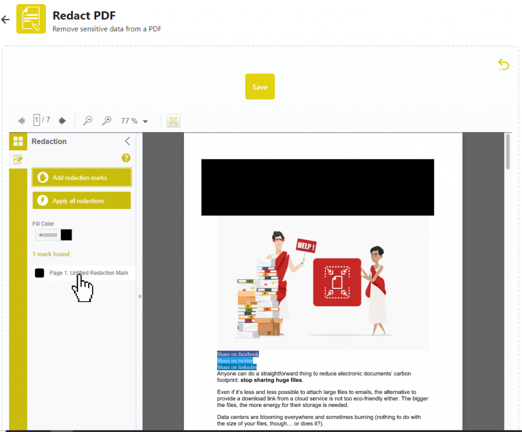 How to Redact a PDF Online and Remove Personal and Sensitive Data ...