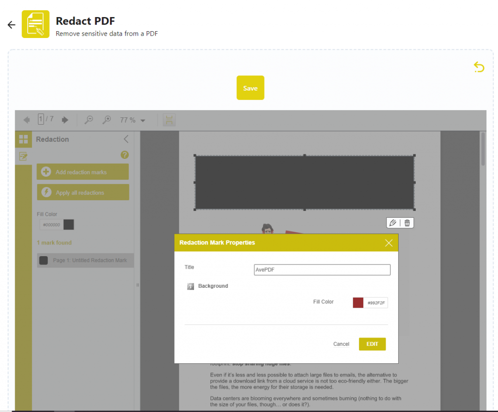 How to Redact a PDF Online and Remove Personal and Sensitive Data ...
