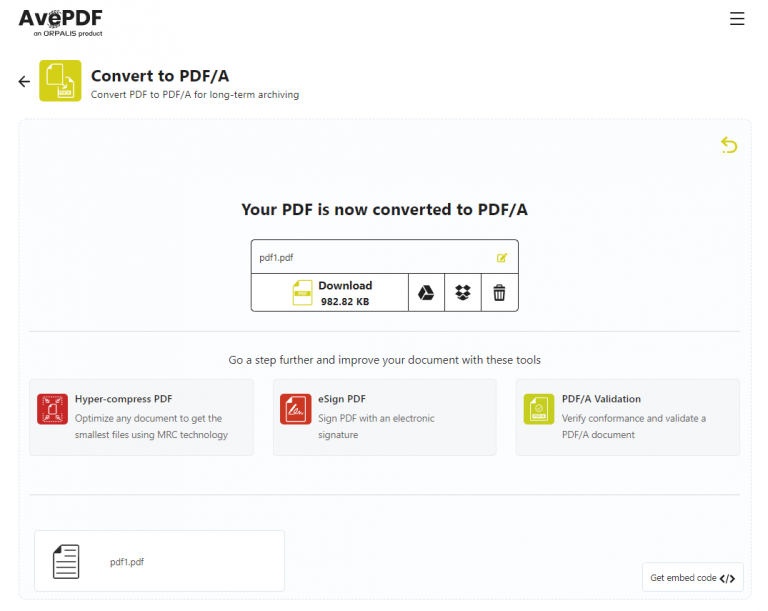 How to Convert a PDF Document to PDF/A Online - AvePDF-Blog